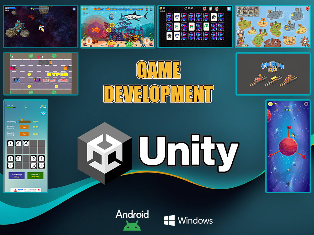 Unity game development for Android Mobile and PC (2D/3D, Admob, IAP) | Upwork