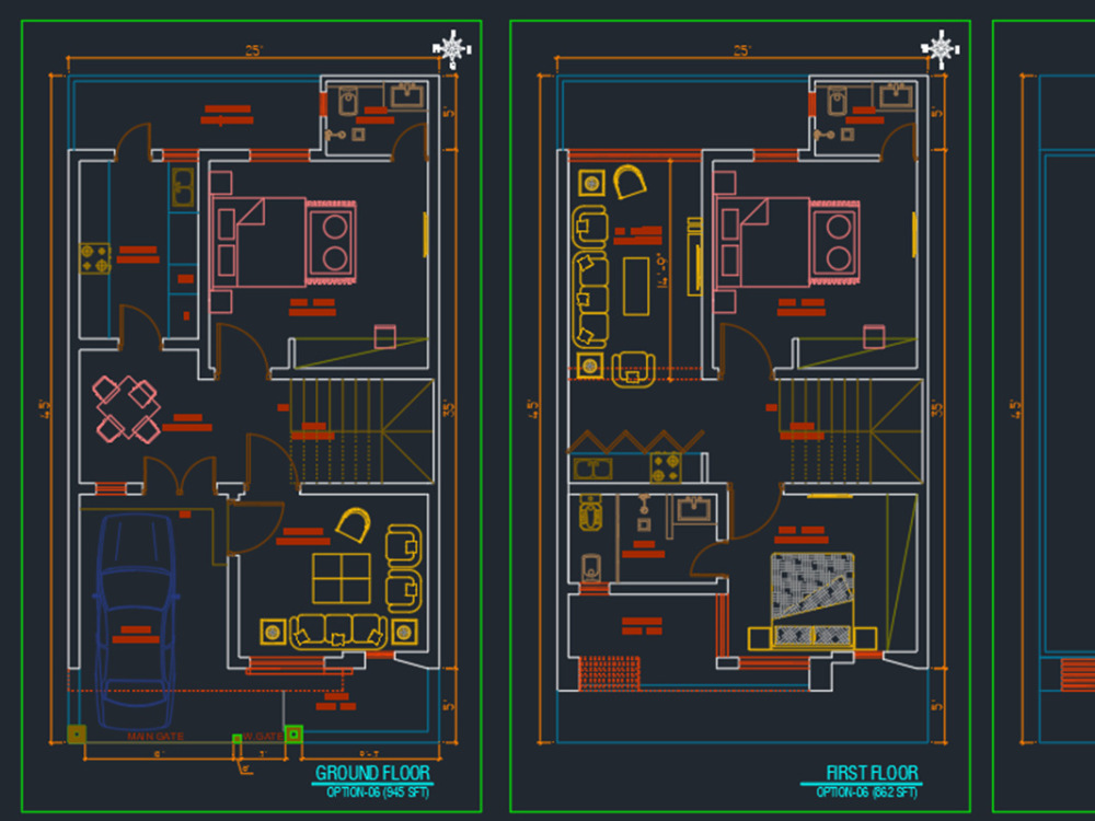 Comprehensive CAD Drawings for Architectural and Structural Projects | Upwork