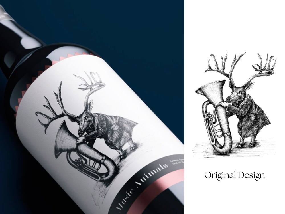 A professional hand draw illustration in victorian vintage retro style ...