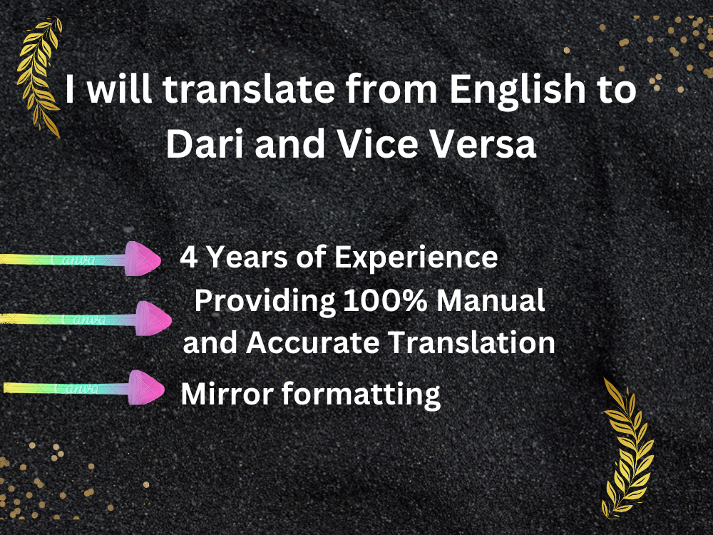 English to Dari translation and vice versa | Upwork