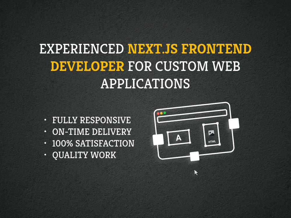 A Fully Responsive Frontend Website in Next.js | React | Upwork