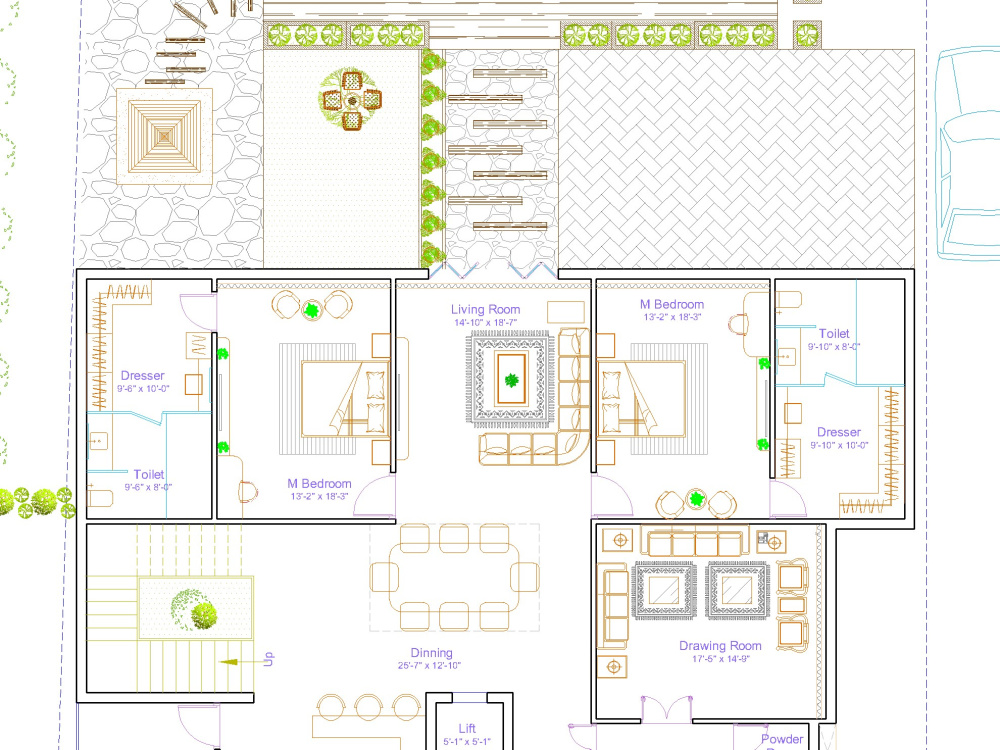 A detailed architectural project drawing | Upwork