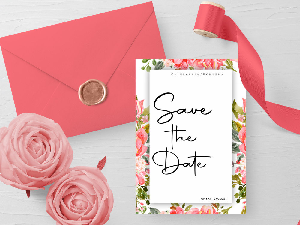 A beautiful Customized Wedding Invitation that will thrill your guests ...