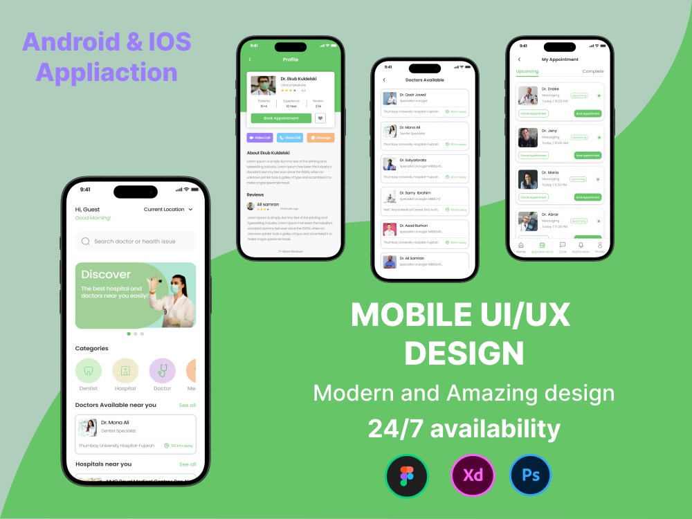 App Ui Design Mobile App Ui Mobile Ui Ux Designer In Figma Upwork