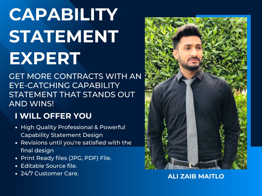 Craft Powerful Capability Statements to win Contracts | Upwork