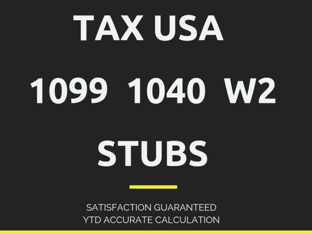 USA Form 1040 and tax preparation services from tax expert (CPA) | Upwork