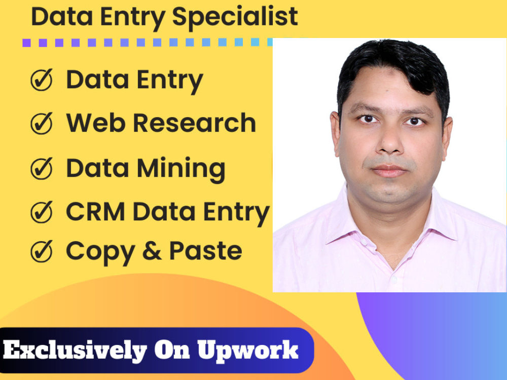 Data entry Cover letter Resume Design Microsoft Excel | Upwork