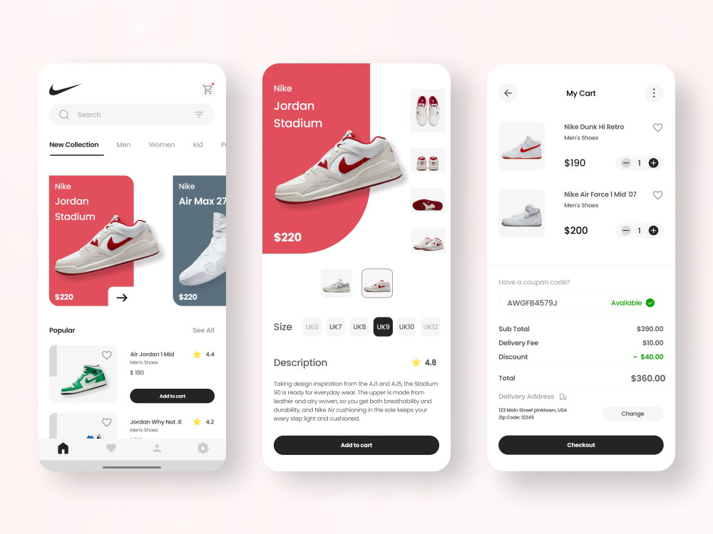 Modern & Customized Mobile App, iOS/Android App Design, UI/UX Design, Figma | Upwork