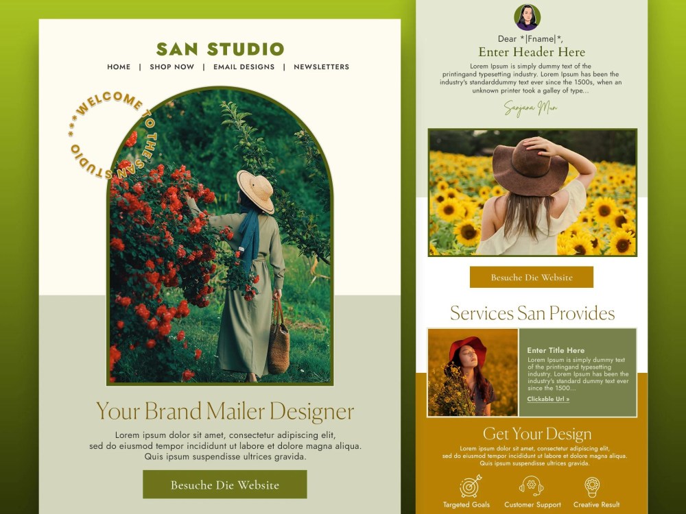 A Professional Editable Mailchimp Newsletter Template Design for ...