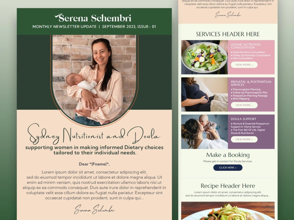 A Professional Editable Mailchimp Newsletter Template Design for ...