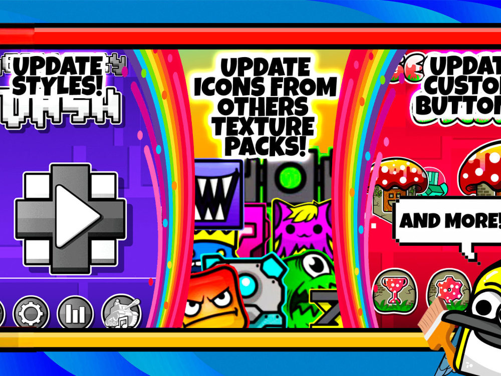 A texture pack for Geometry Dash | Upwork