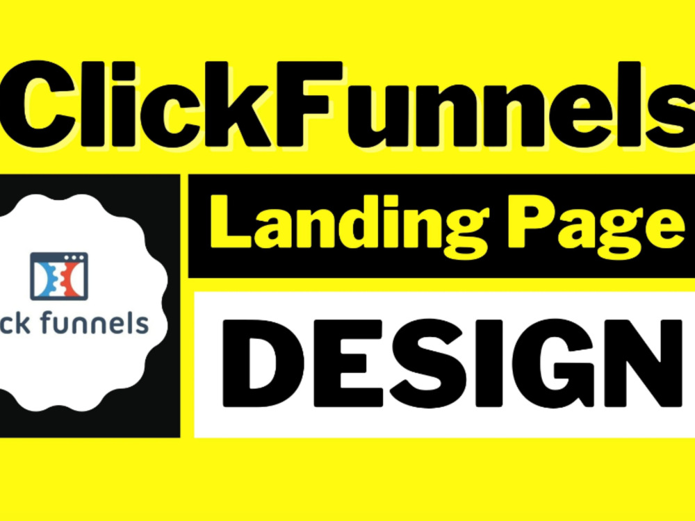 Highly effective clickfunnel sales and funnel landing page | Upwork
