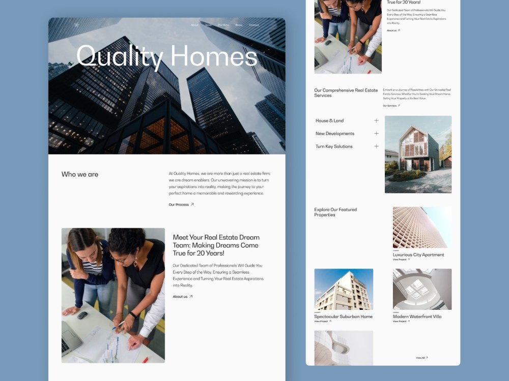 UI design for Website/Landing Page with Highly Converting UX | Upwork