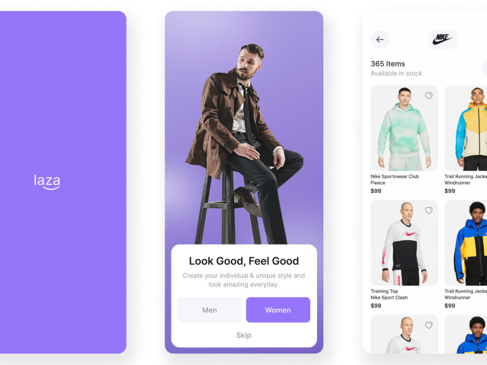 A mobile app with a unique and attractive design, for great conversions ...