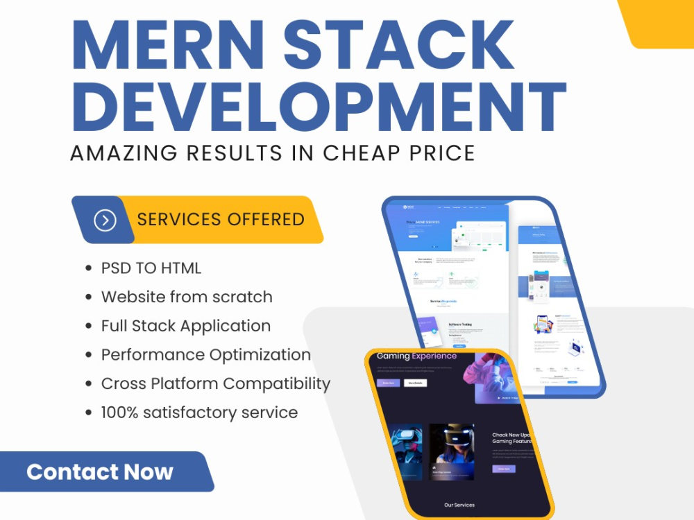 Full Stack Web Developer Using React And Node Js Mern Upwork