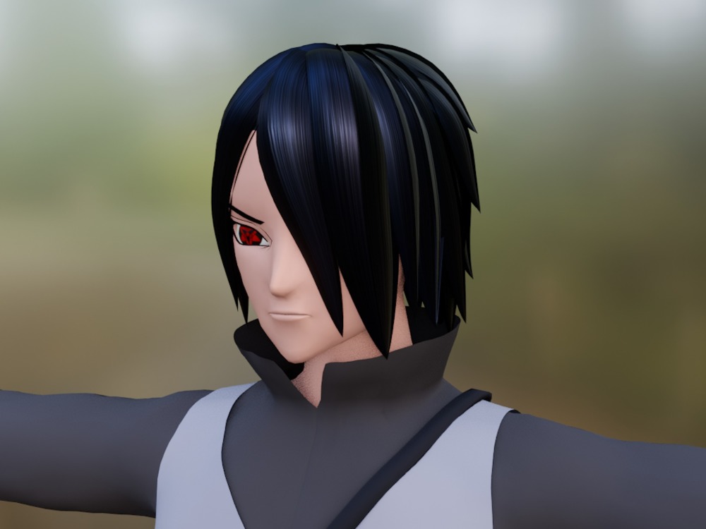 An anime style 3d character model | Upwork
