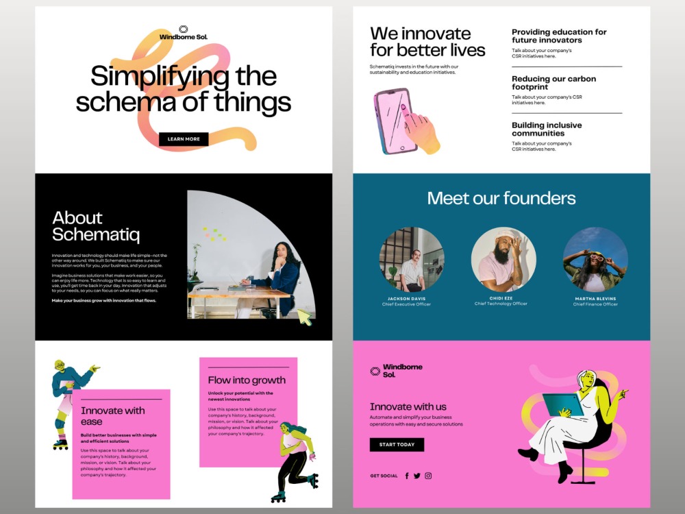 A custom landing page design | Upwork