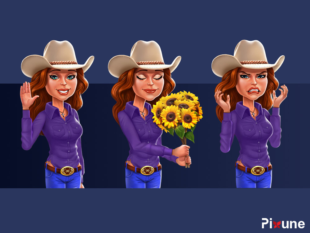 A Stunning 2D Game Character Design with Unique Attributes | Upwork