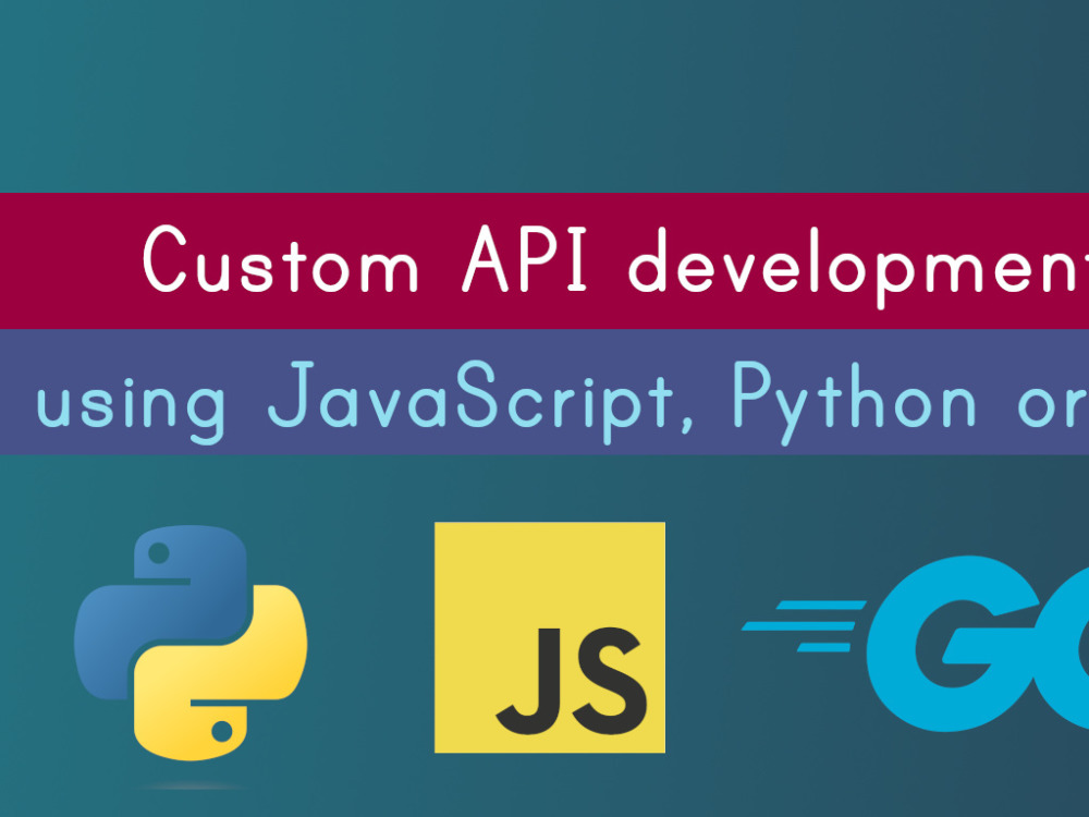 A Rest Api Using Javascript Or Python Upwork
