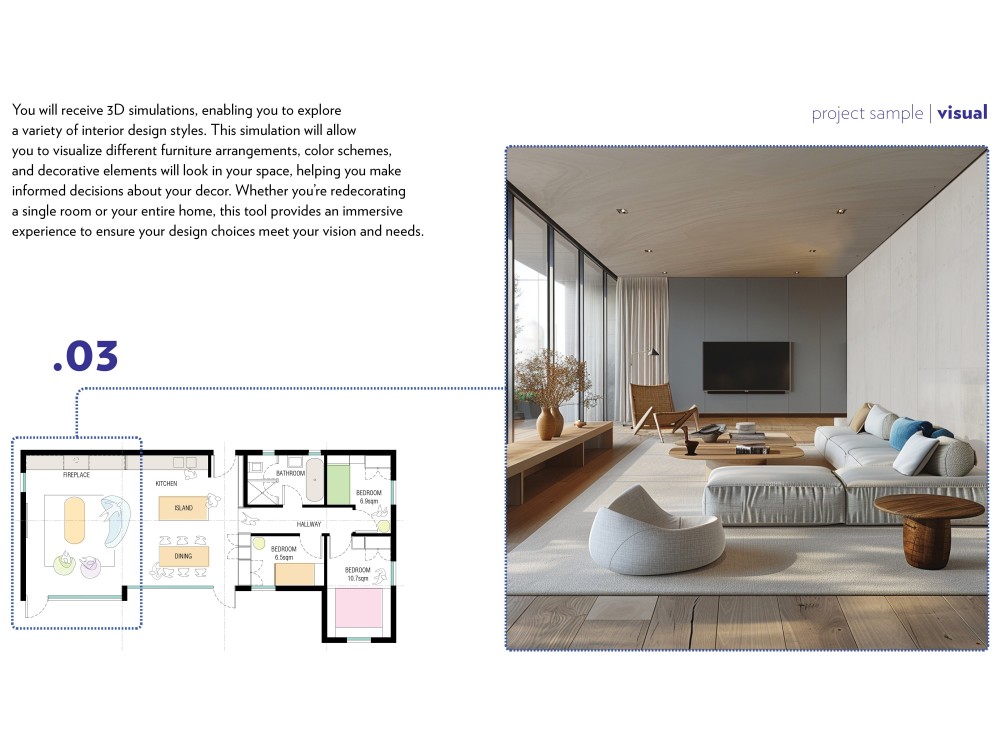 An interior design for your home | Upwork