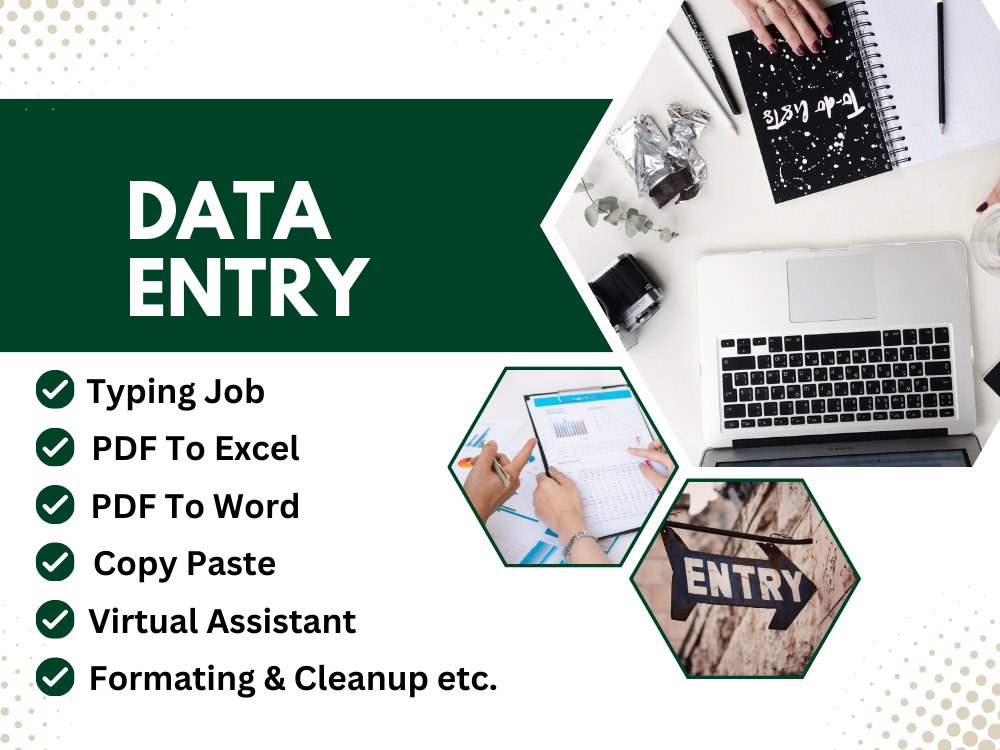 Professional & Quick Data Entry, Typing, Copy-Paste, and Lead Gen | Upwork