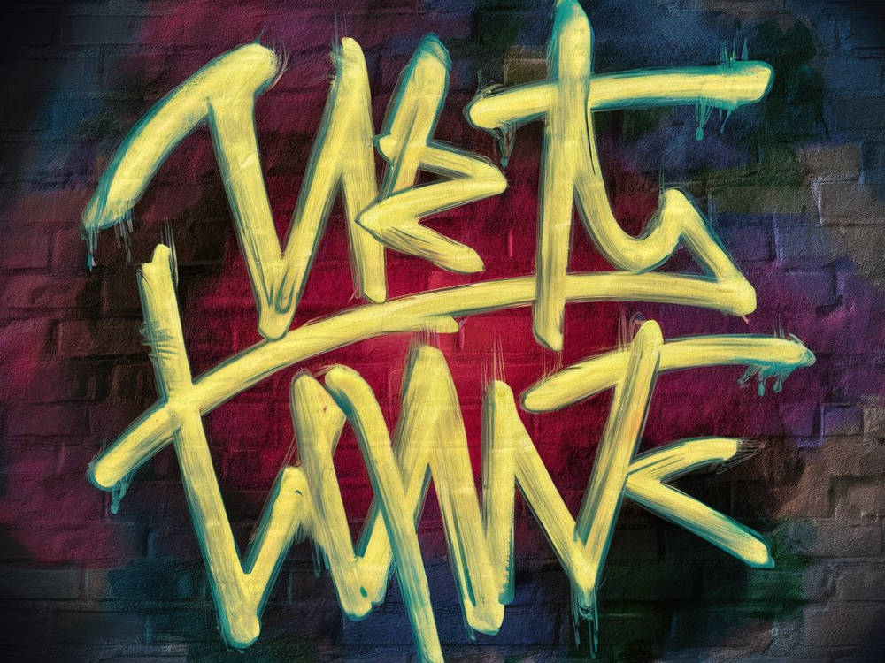 A custom graffiti design typography lettering logo as per your demand ...