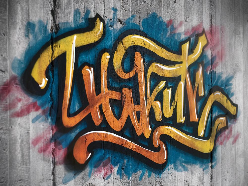 A custom graffiti design typography lettering logo as per your demand ...