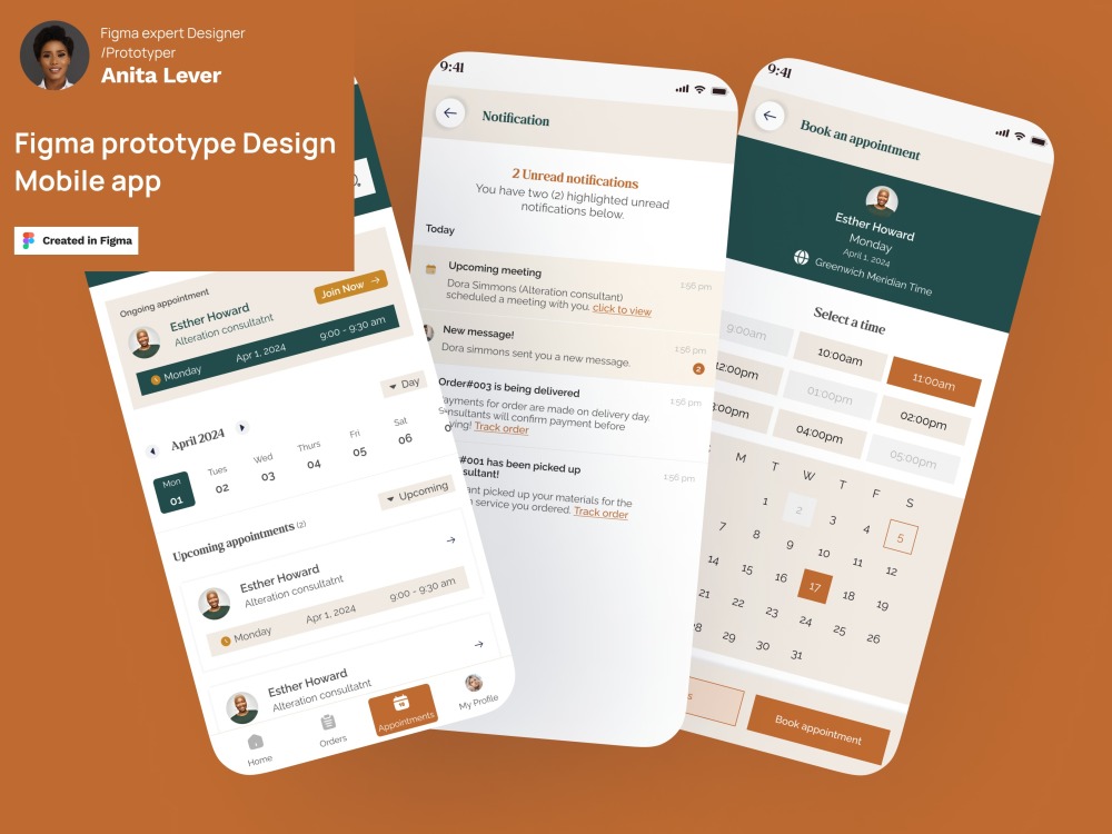 A modern 2025 mobile app UI/UX design for your MVP + FREE prototype ...