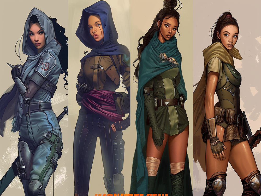 FANTASY, DND, SCI-FI, OC Character Design | Upwork