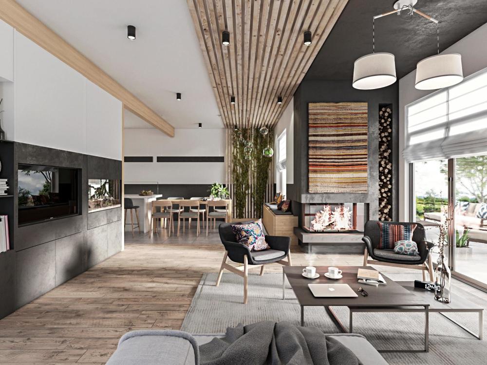 Photorealistic interior rendering, 3D visual space and interior ...