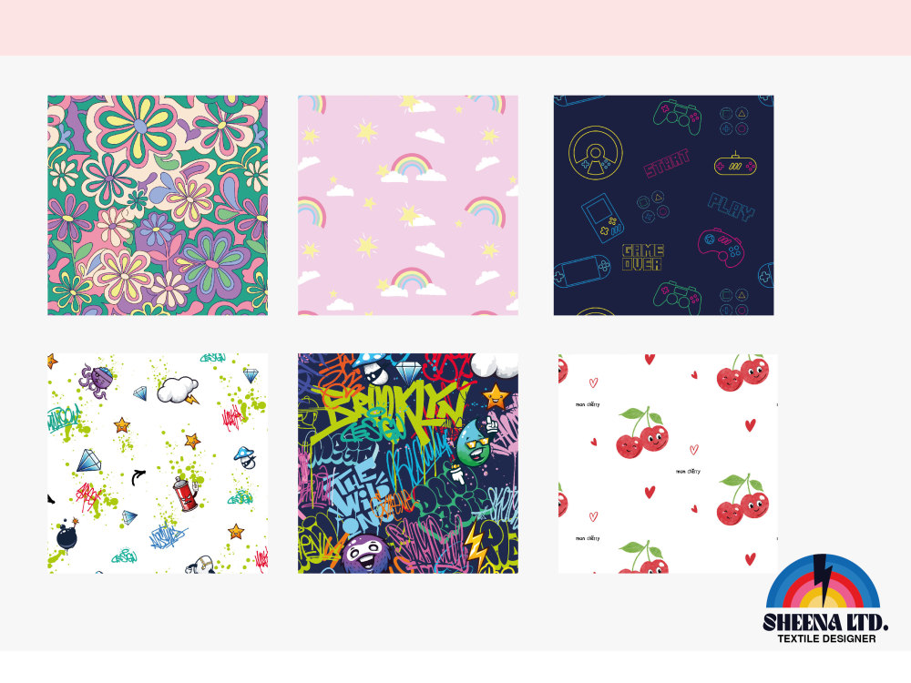 A professional seamless pattern, fabric, textile surface design | Upwork