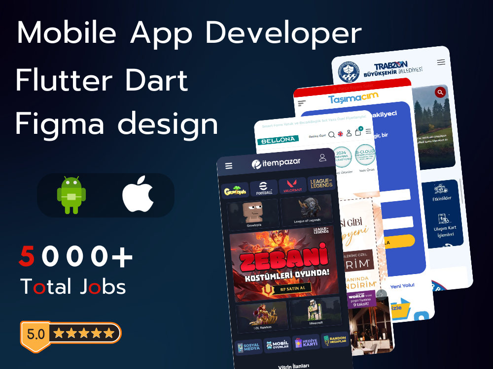 Android App | iOS Mobile App | Flutter | Upwork