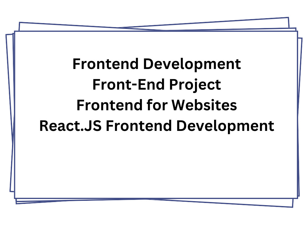 Frontend Development Frontend Web Applications Frontend Services Upwork