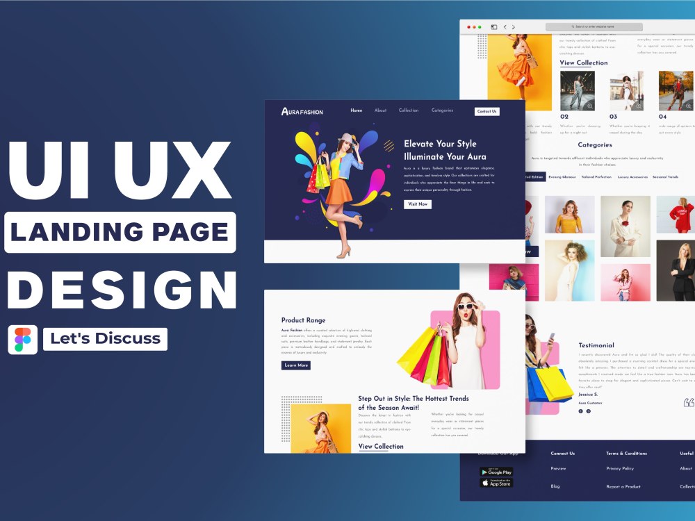 A creative figma website , figma landing page design | Upwork