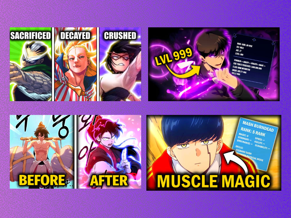 Eye catching anime/manga/manhwa recap thumbnail | Upwork