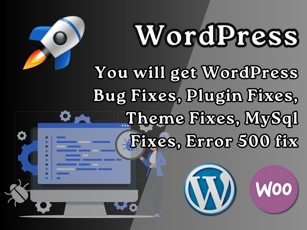 Wordpress Bug Fixes Plugin Fixes Theme Fixes Mysql Fixes Error 500 Fix Upwork