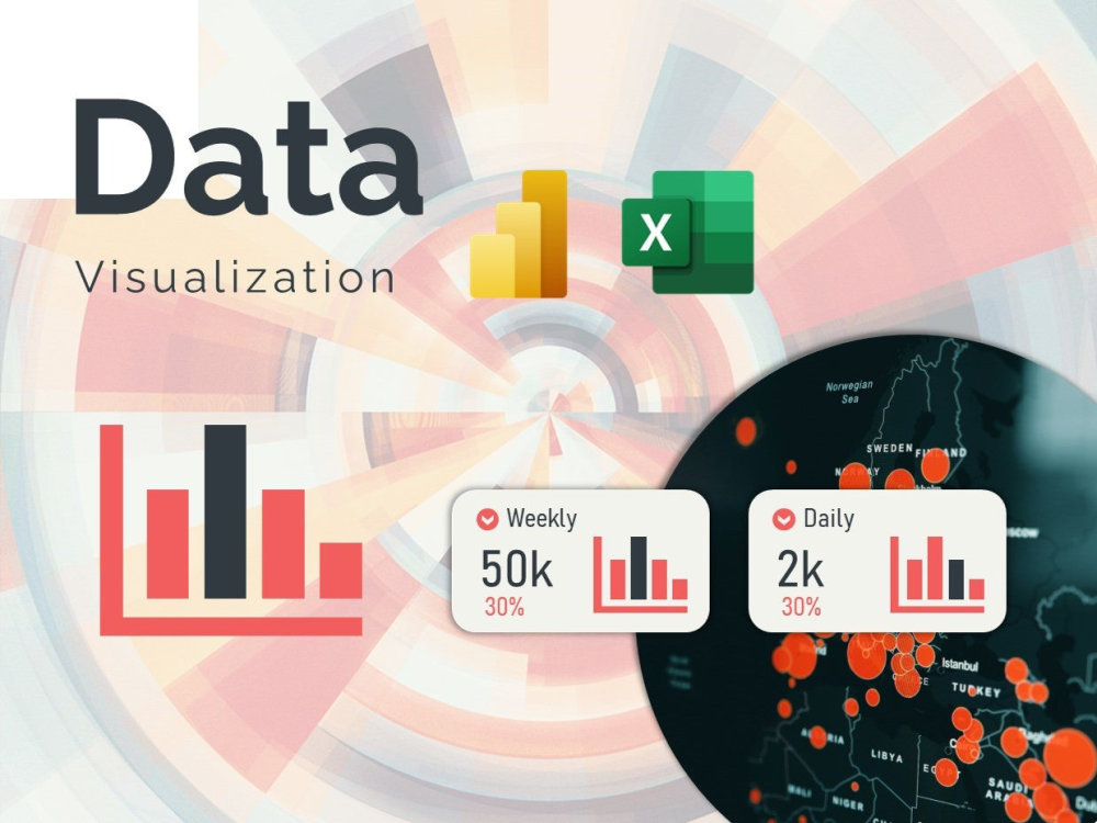 Dashboard using Data Analytics & Visualization tools | Power BI & Excel | Upwork