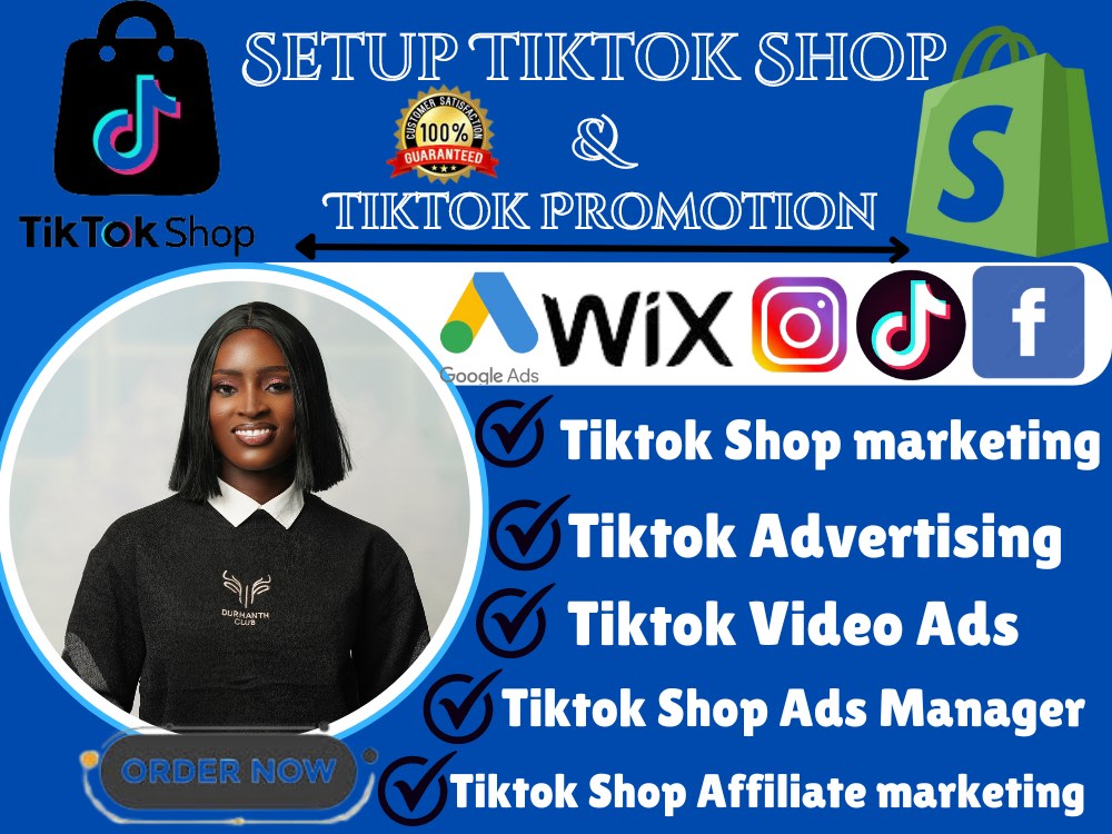 Setup Tiktok shop ads account Tiktok shop promotion Tik Tok product ...