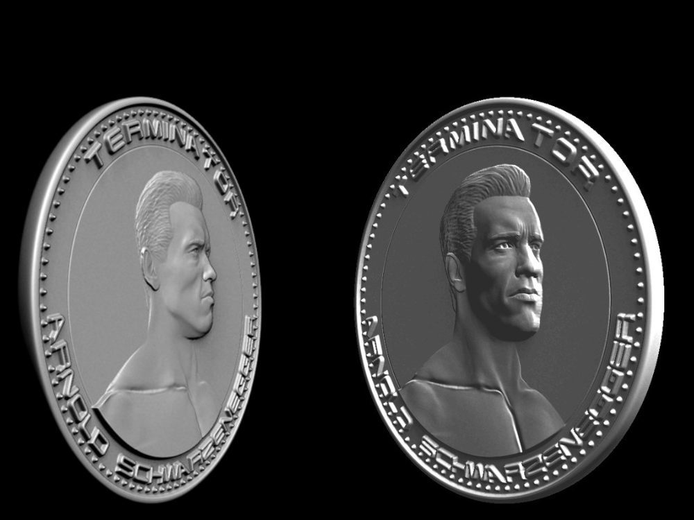 Get 3d coin relief 3d coin design 3d bas relief coin model for 3d ...