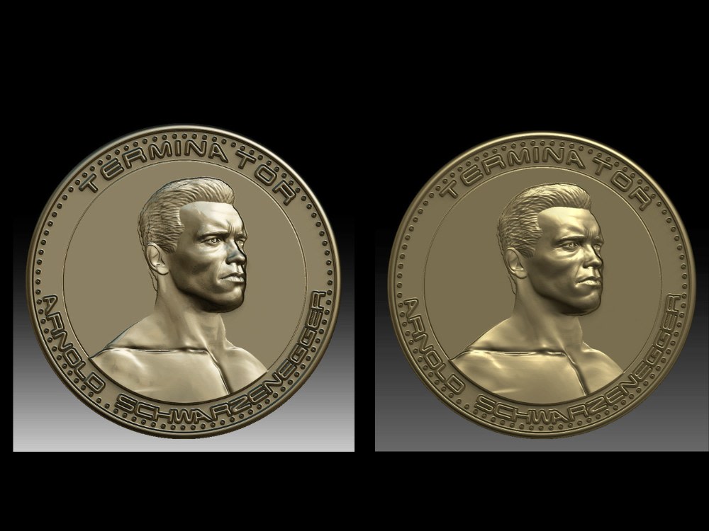 Get 3d coin relief 3d coin design 3d bas relief coin model for 3d ...