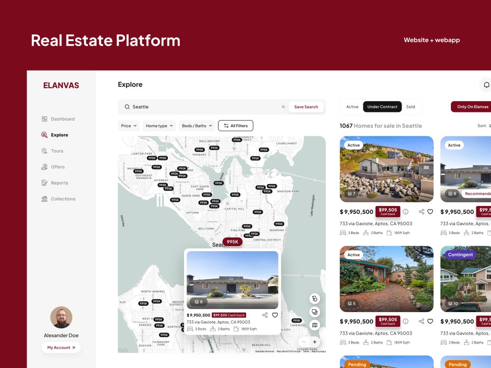 A user-friendly SaaS platform design, enhancing UX/UI for your next ...