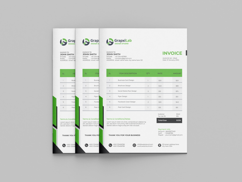 Sale Flyer, Money Receipt, Challan, Calculated Invoice, Bill Receipt | Upwork