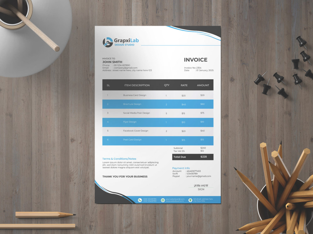 Sale Flyer, Money Receipt, Challan, Calculated Invoice, Bill Receipt | Upwork