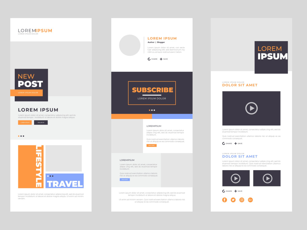 Responsive email template design | Upwork