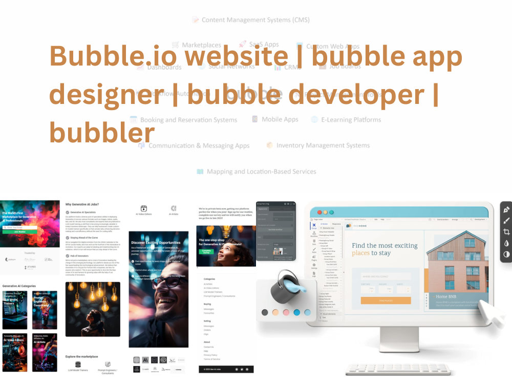 Bubble.io Website, Bubble.io App, Bubble.io Designer and Developer | Upwork