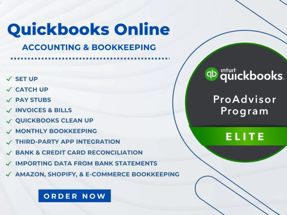 An amazing bookkeeping with an accuracy using QuickBooks online | Upwork