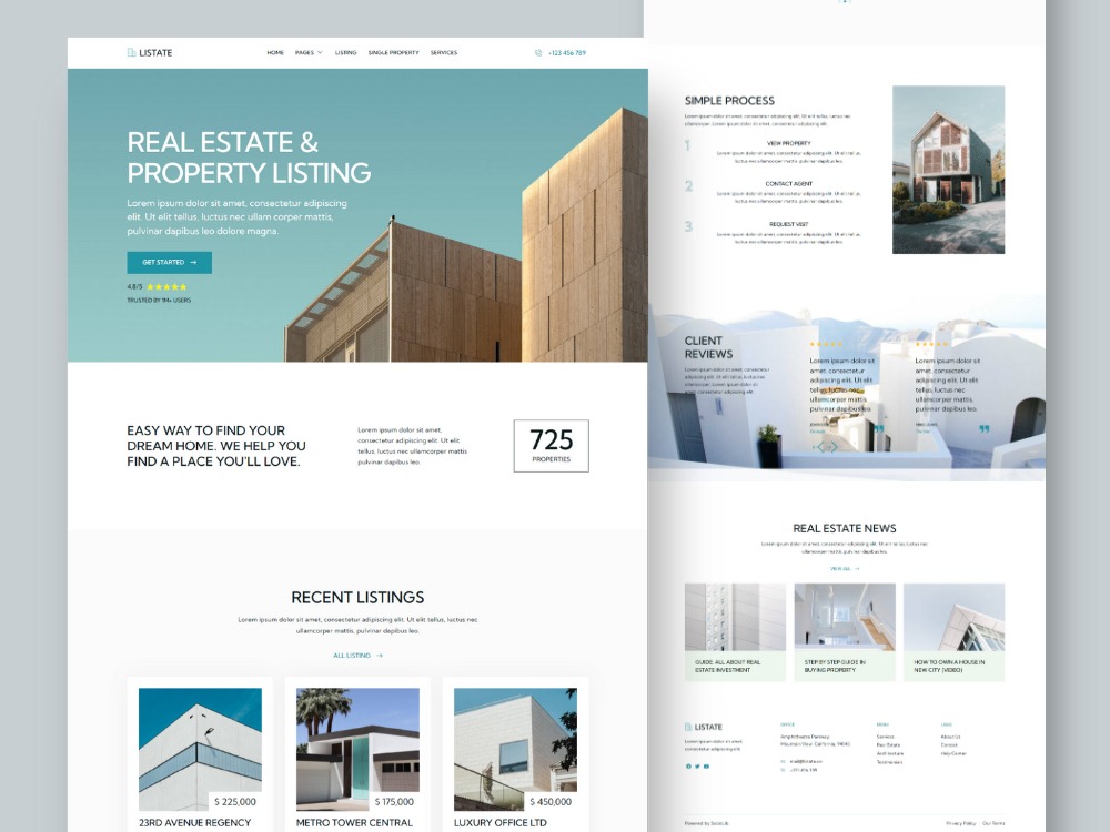 A responsive real estate Elementor website that stunned online presence | Upwork