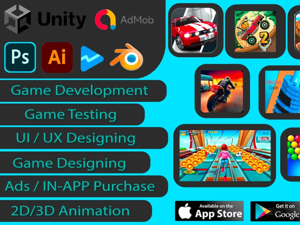 A 2d /3d game unity Game for Mobile and PC | Upwork