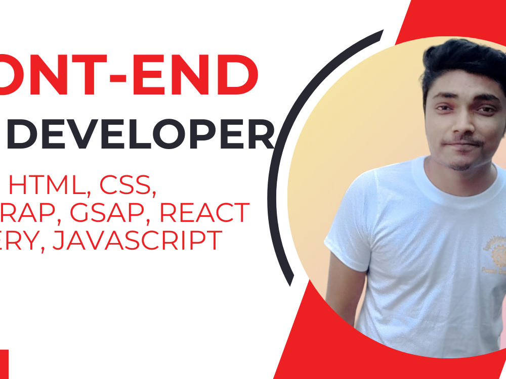 Your front-end web developer in HTML CSS javascript | Upwork