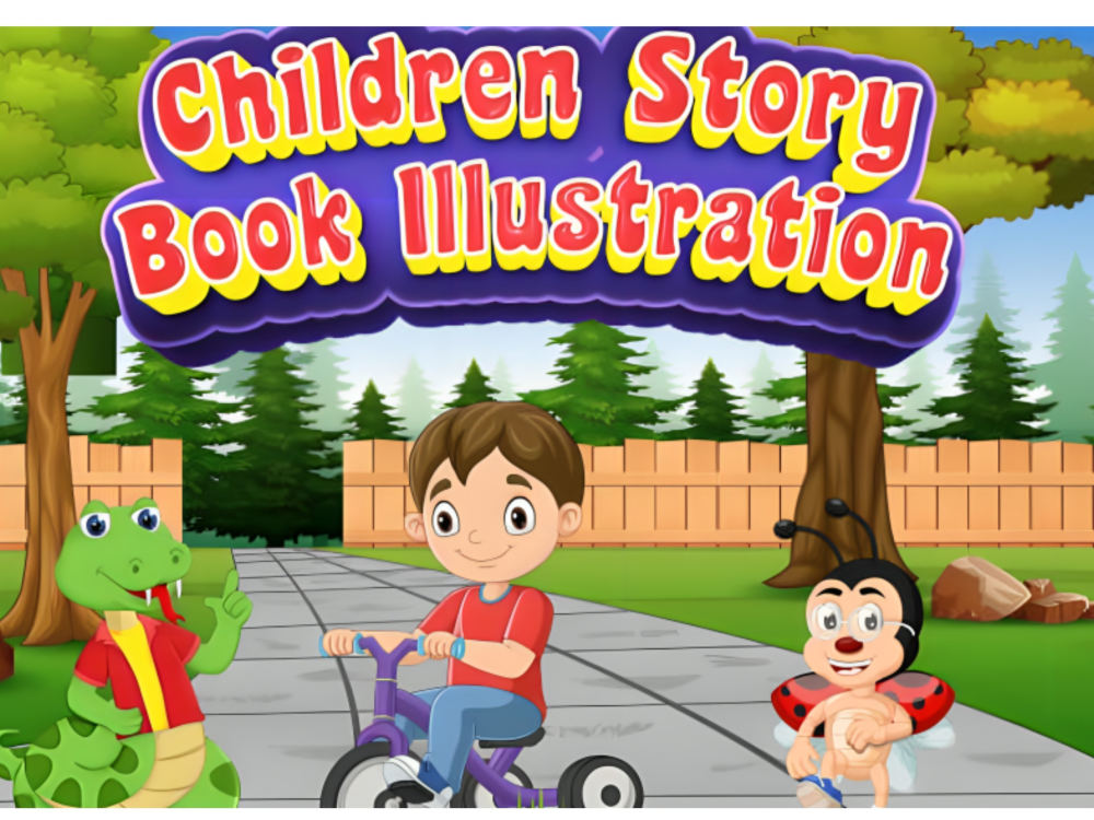 African American Children's Book Illustration, children story book ...